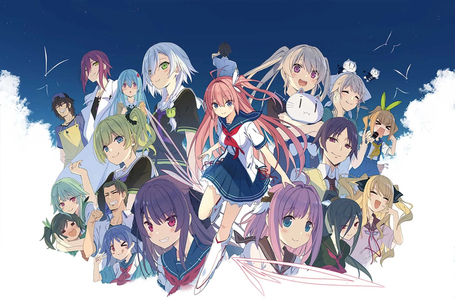 sprite suzumori ao no kanata no four rhythm aoyagi madoka aoyagi shion arisaka botan arisaka ...